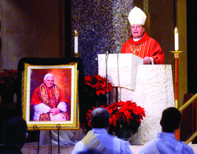 Youngstown bishop pays homage to Pope Benedict XVI at Mass | News ...